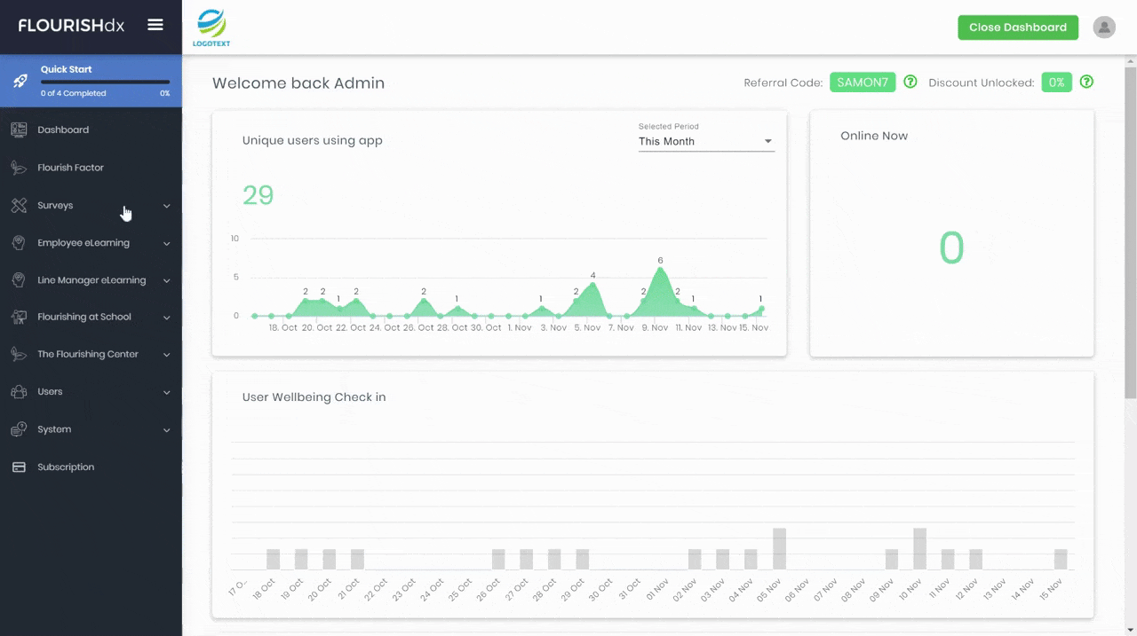 How can I create a new FlourishDx work factors risk assessment survey? – FlourishDx